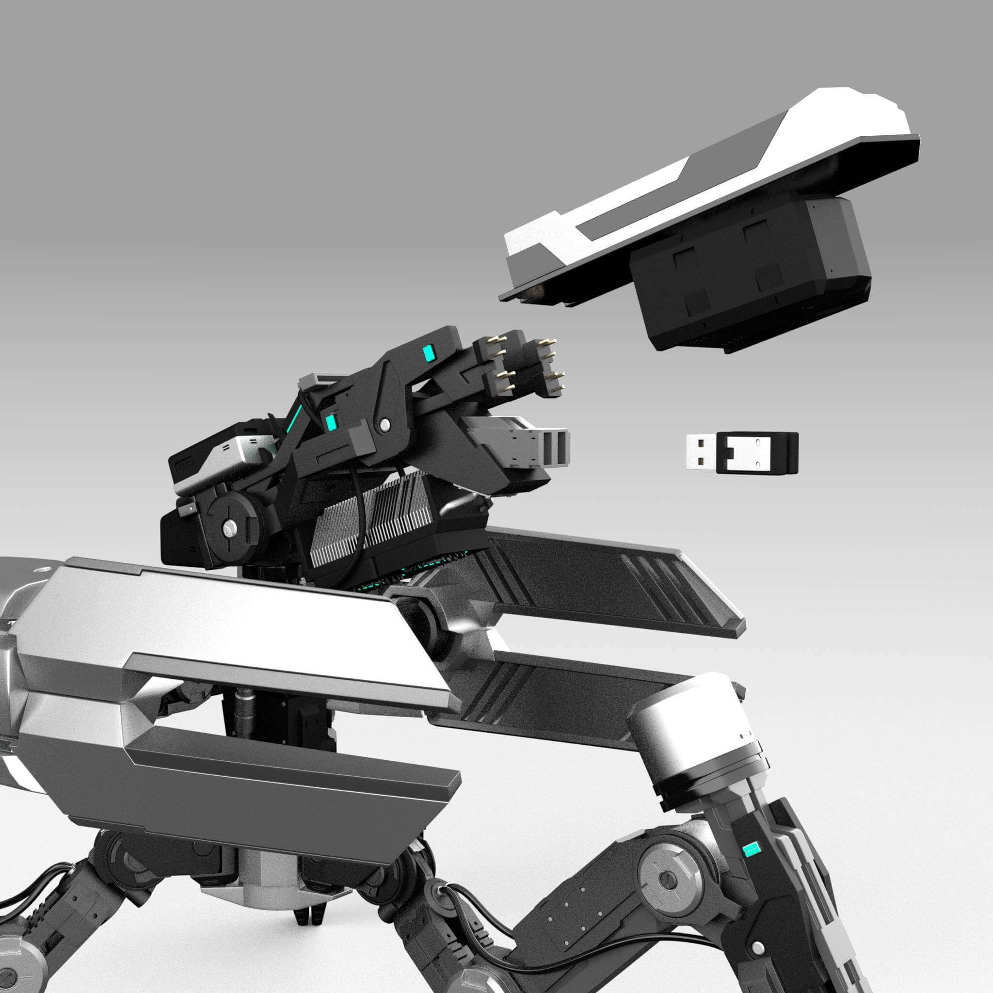 Tribot 201F - 3D Model by Fwcolbert3D2