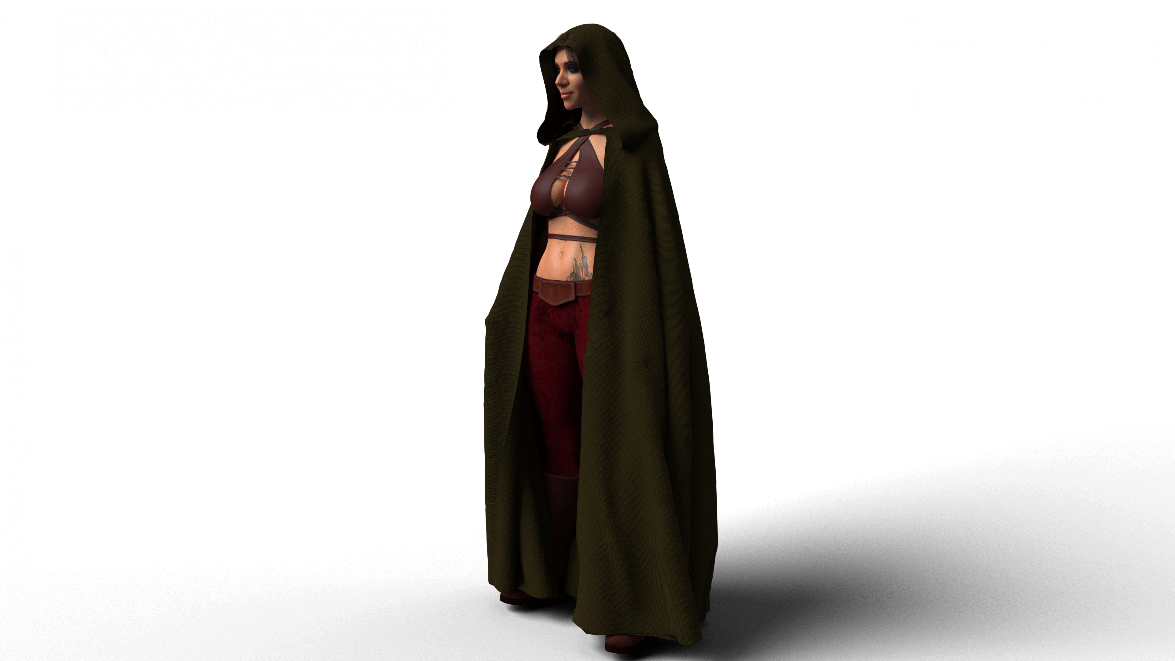 Jedi Master Jaydn Jayms 3D Render, Digital Art by fxbescalante