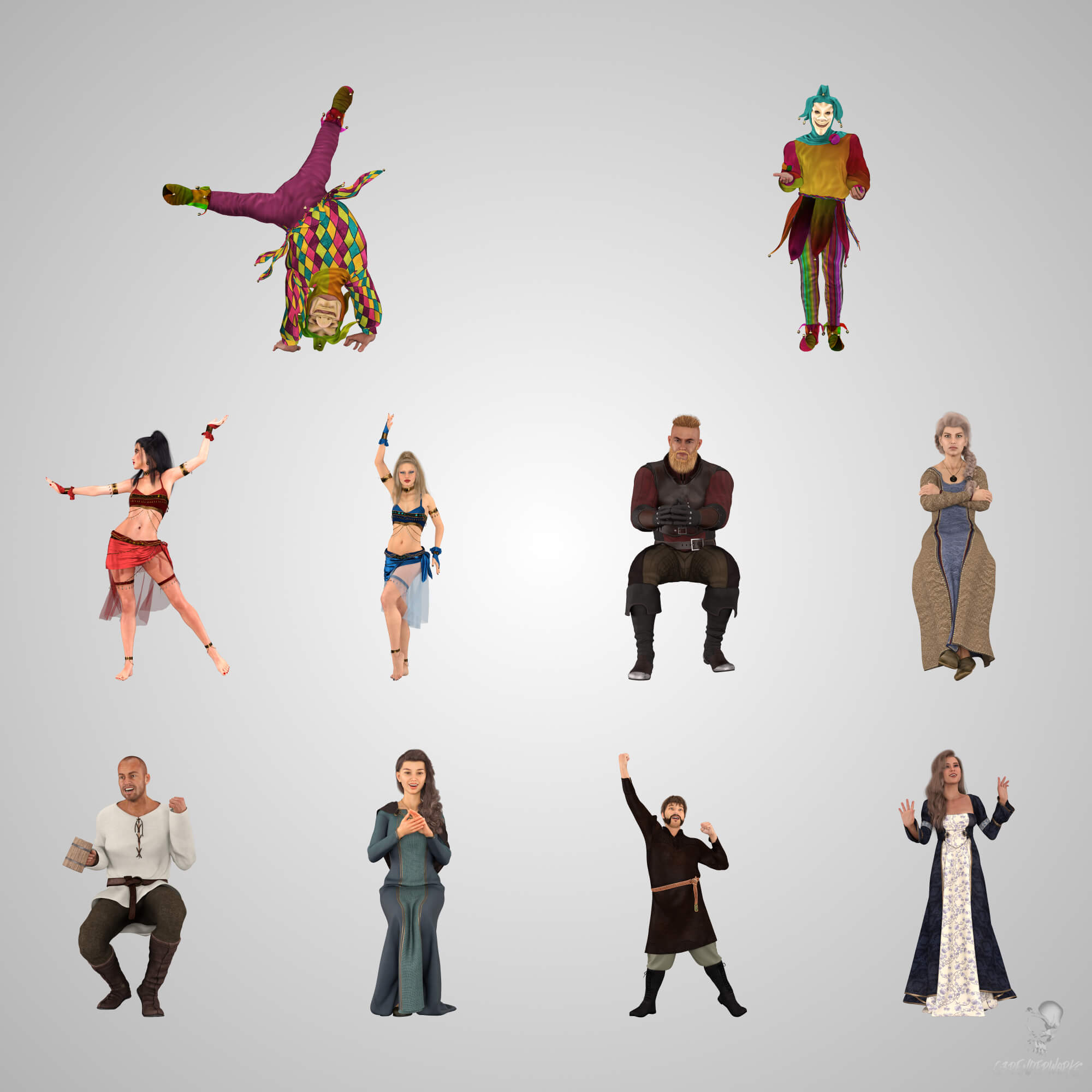 G3R Fantasy Billboard Pack 1-4 Bundle by G3 Renderworks