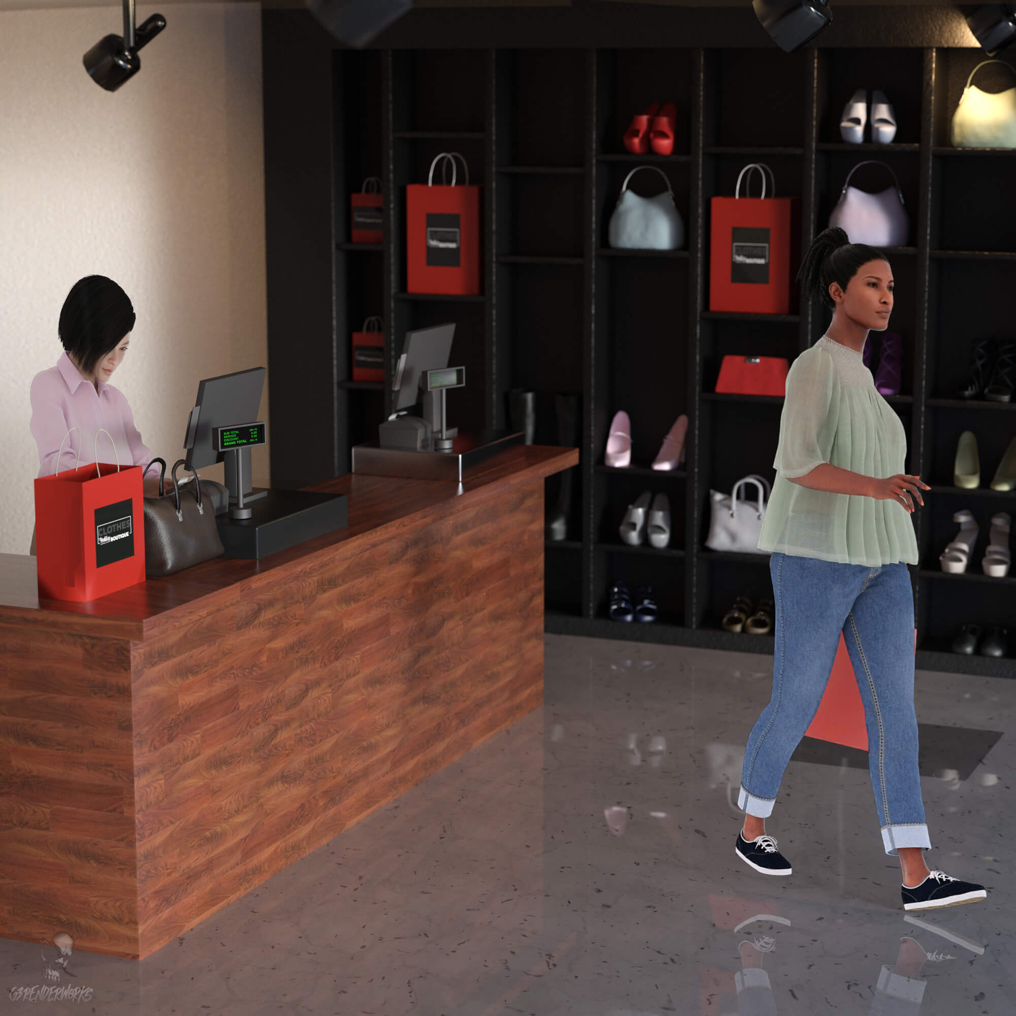 G3R Modern Billboard Pack 2 - Daz Content by G3 Renderworks