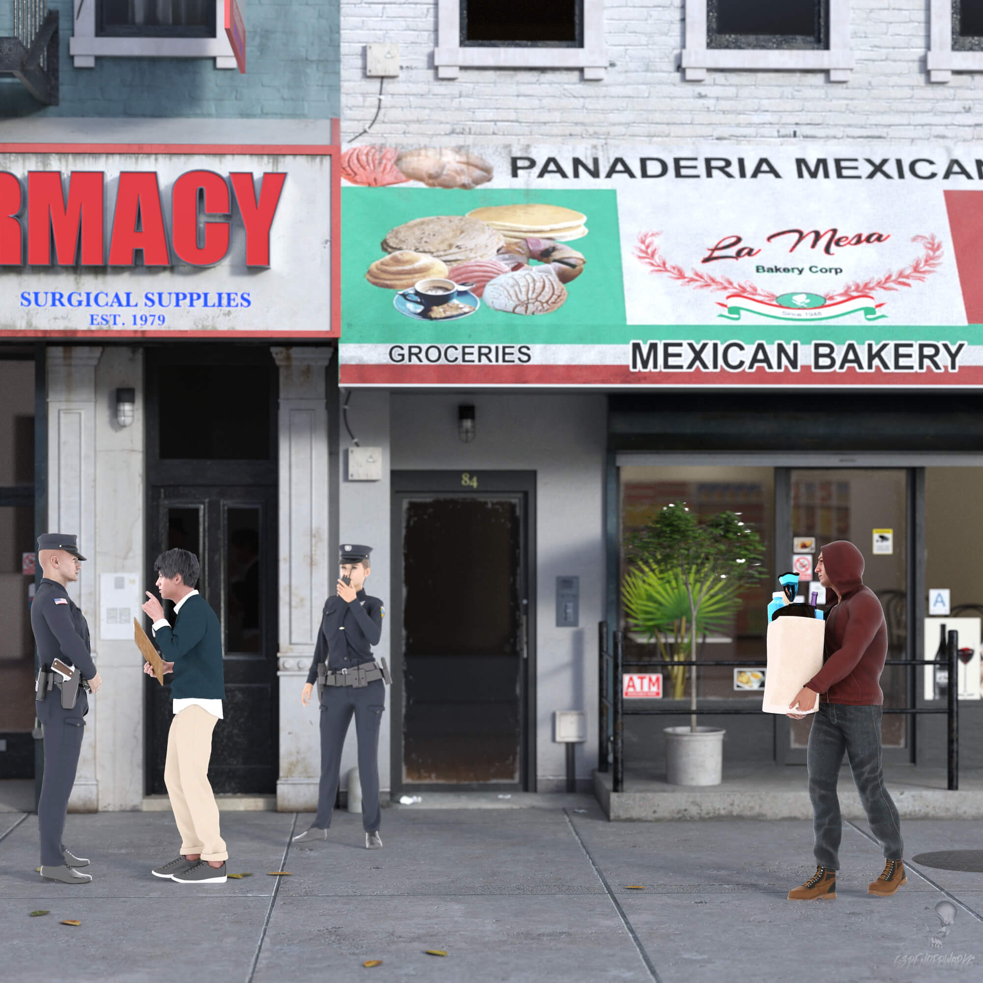 G3R Modern Billboard Pack 2 - Daz Content by G3 Renderworks