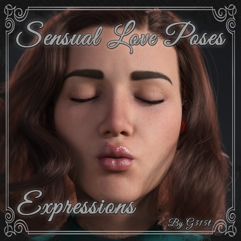 Sensual Love Poses - Expressions for Genesis 8.1 Female Daz Content by G315t