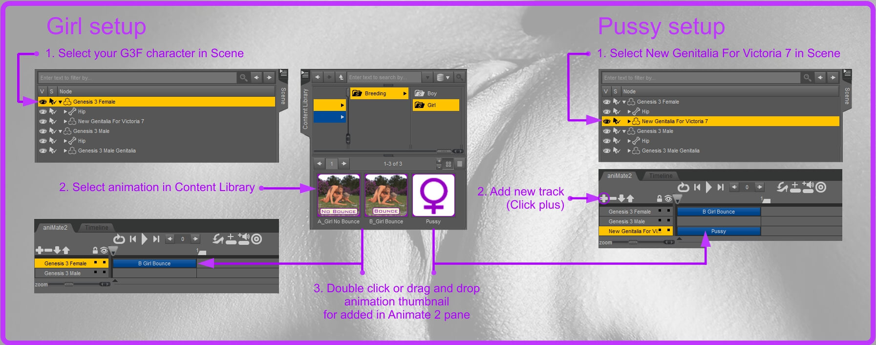 Breeding Animation - Daz Content by g545