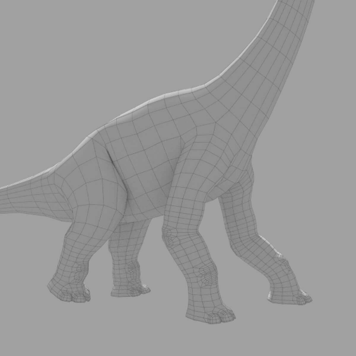 Brachiosaur - 3D Model by GabrielCasamasso
