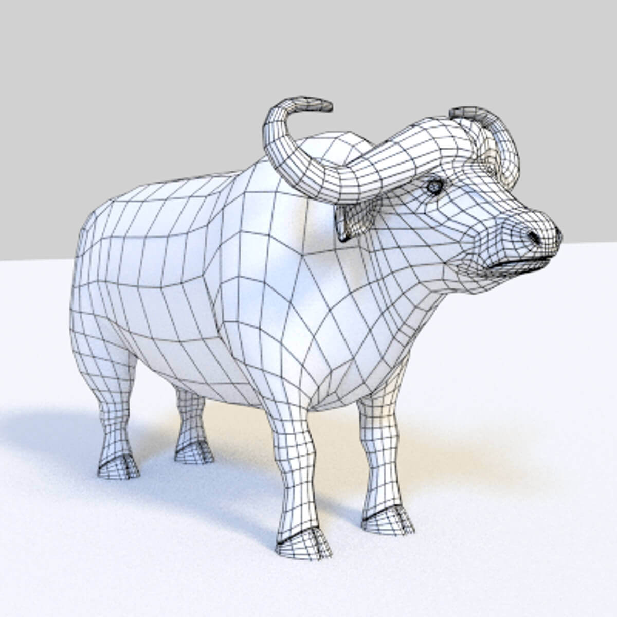 African Buffalo - 3D Model by GabrielCasamasso