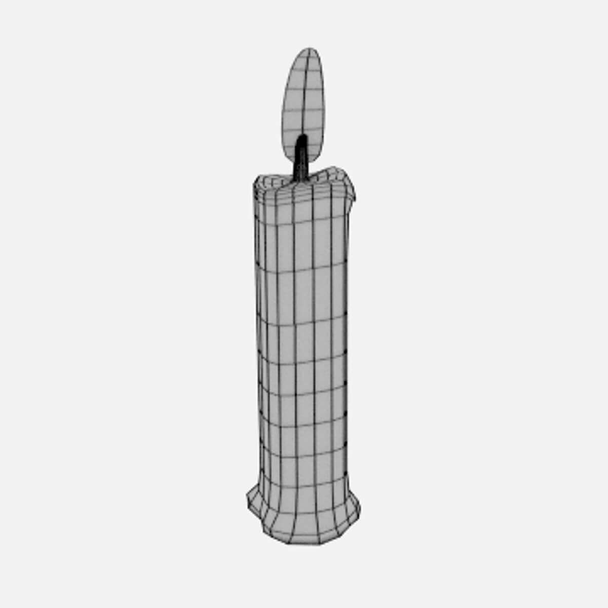 Candle - 3D Model by GabrielCasamasso