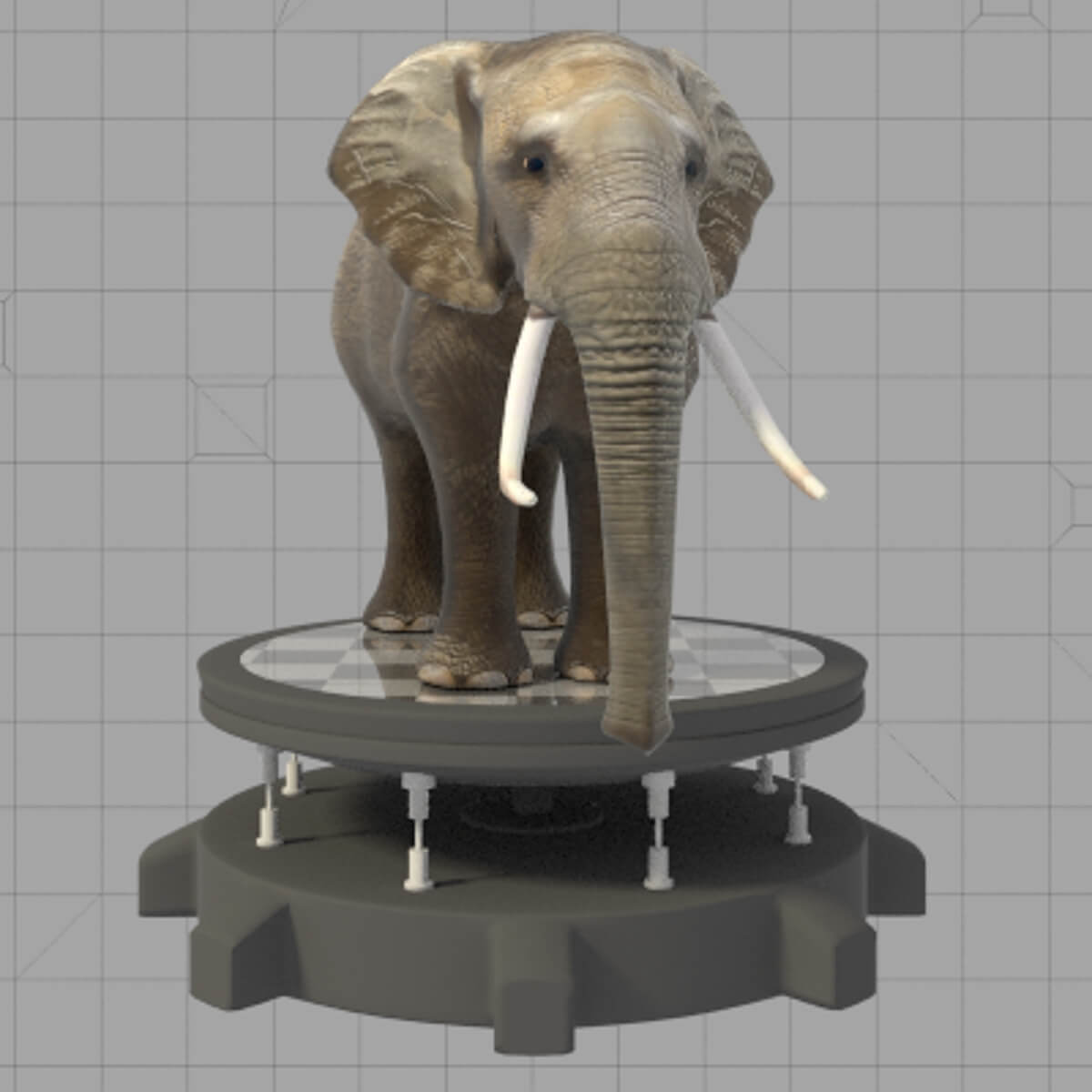 African Elephant - 3D Model by GabrielCasamasso