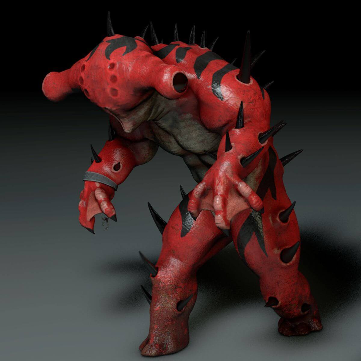Spiky Creature - 3D Model by GabrielCasamasso