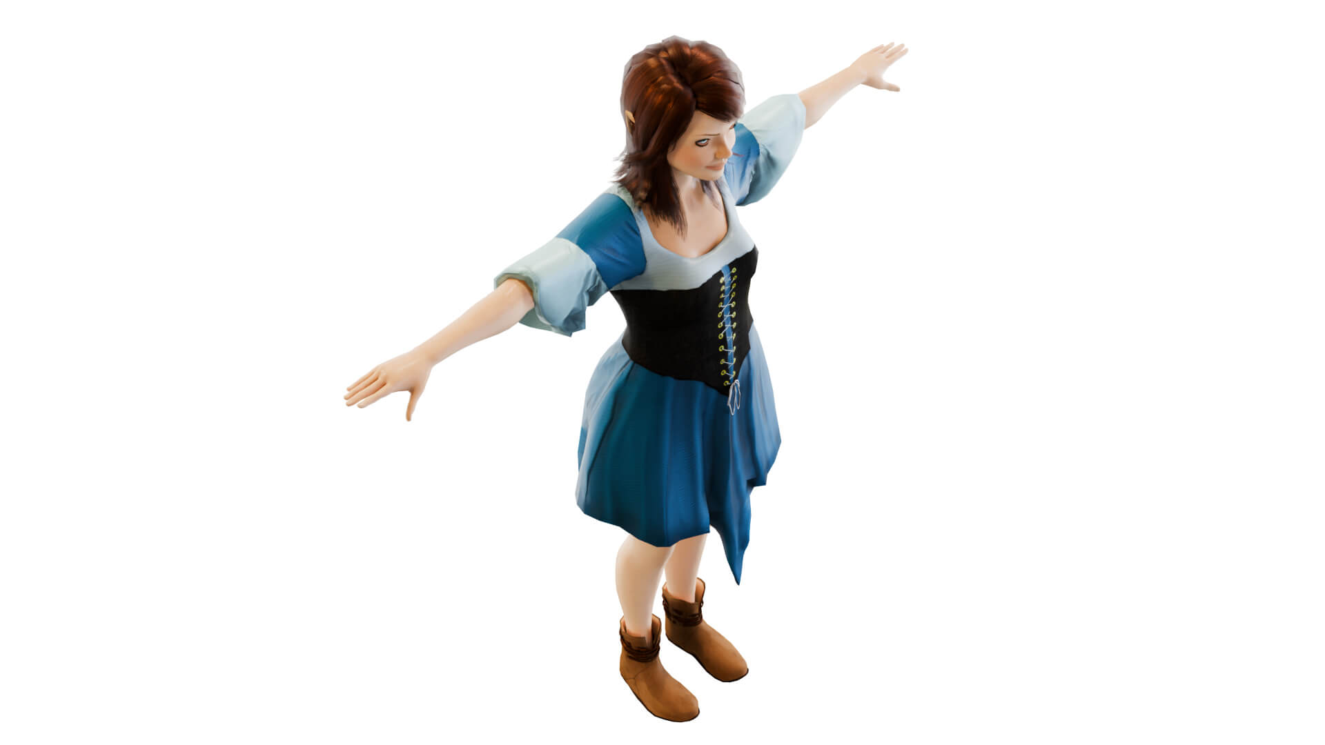 Enigmatic Elf - Intricately Crafted 3D Model for Renderhub by gadeprathmesh