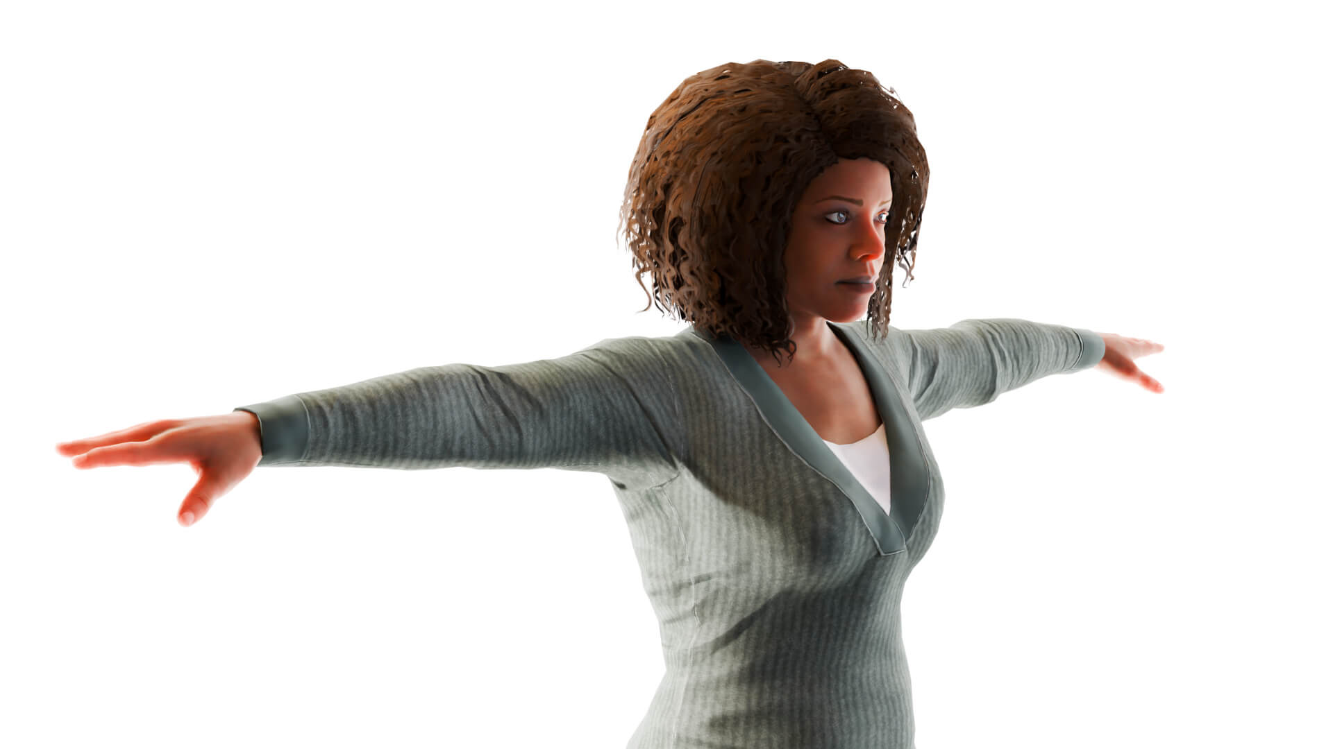 Liberty Ladies: American Citizen Woman - 3D Model by gadeprathmesh