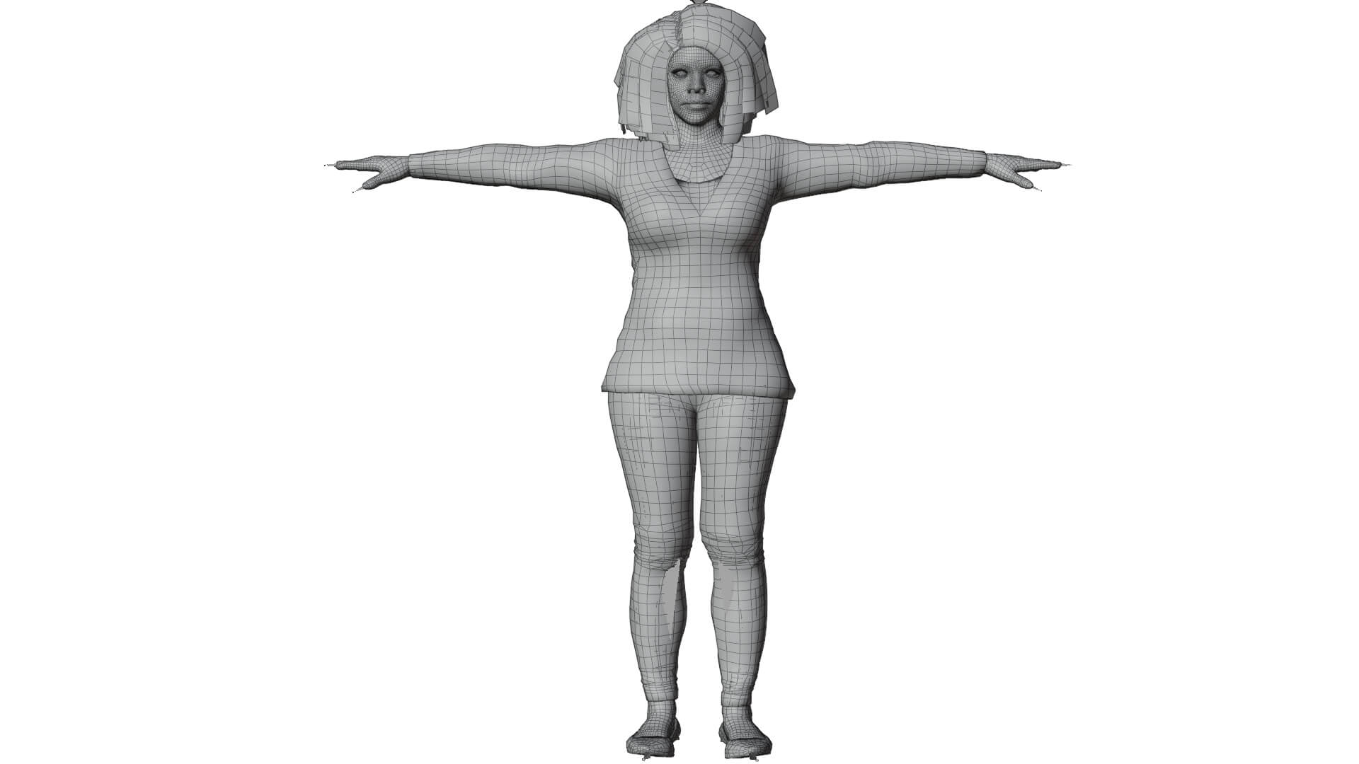 Liberty Ladies: American Citizen Woman - 3D Model by gadeprathmesh