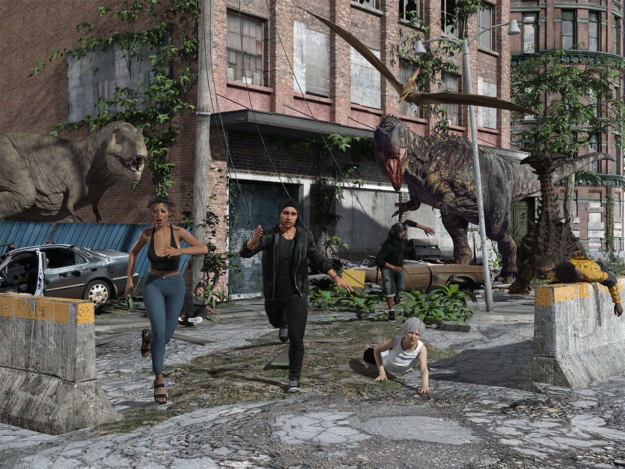 One day, upper beast side ! 3D Render, Digital Art by Gaius