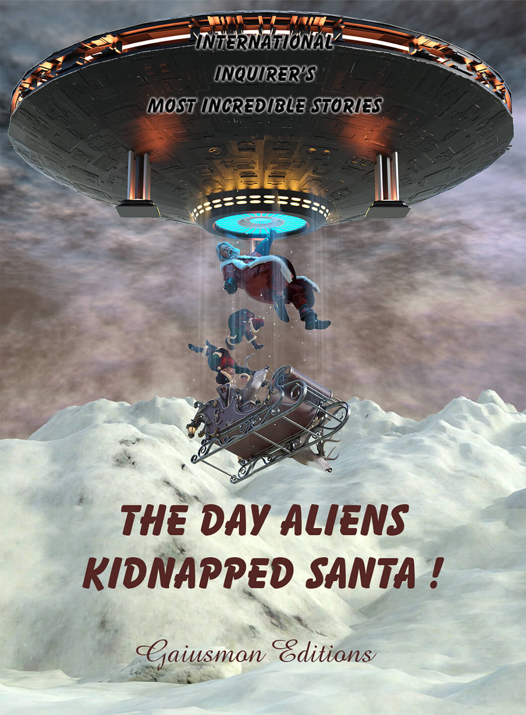 The Day Father Christmas Santa Was Kidnapped 3d Render