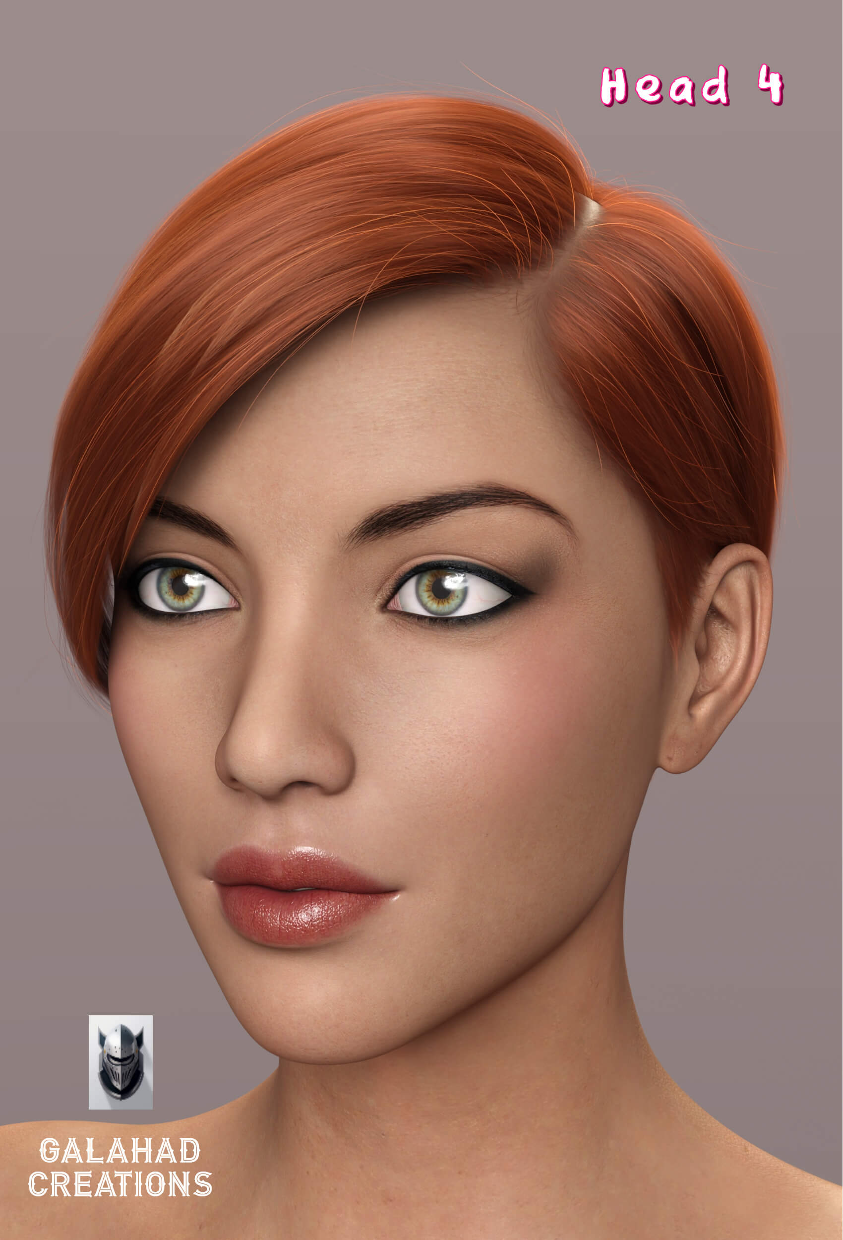 GC 4 Head Morphs Vol 1 for G8F - Free Daz Content by GalahadCreations