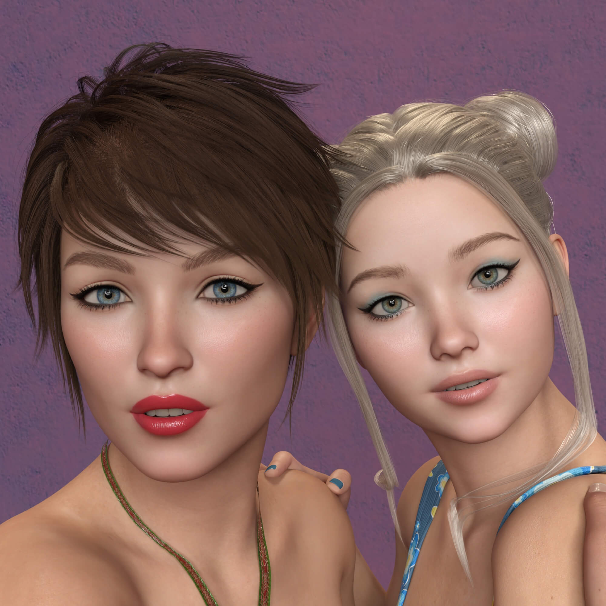 GC Duo Vol 1 Character Morphs for Genesis 9 - Daz Content by ...