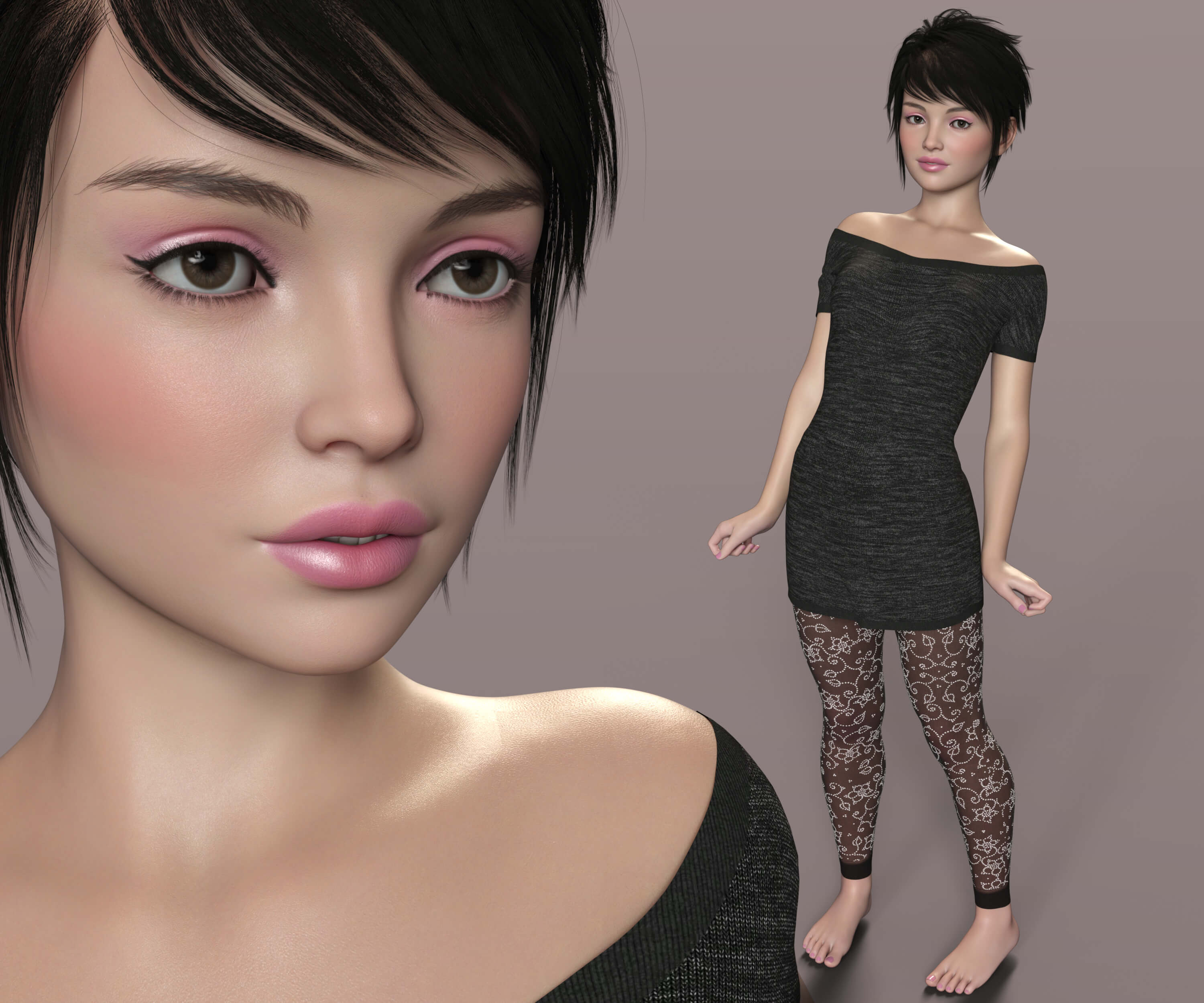 GC Four/Ten Collection Character Morphs for G9F Vol 3 Teens - Daz ...