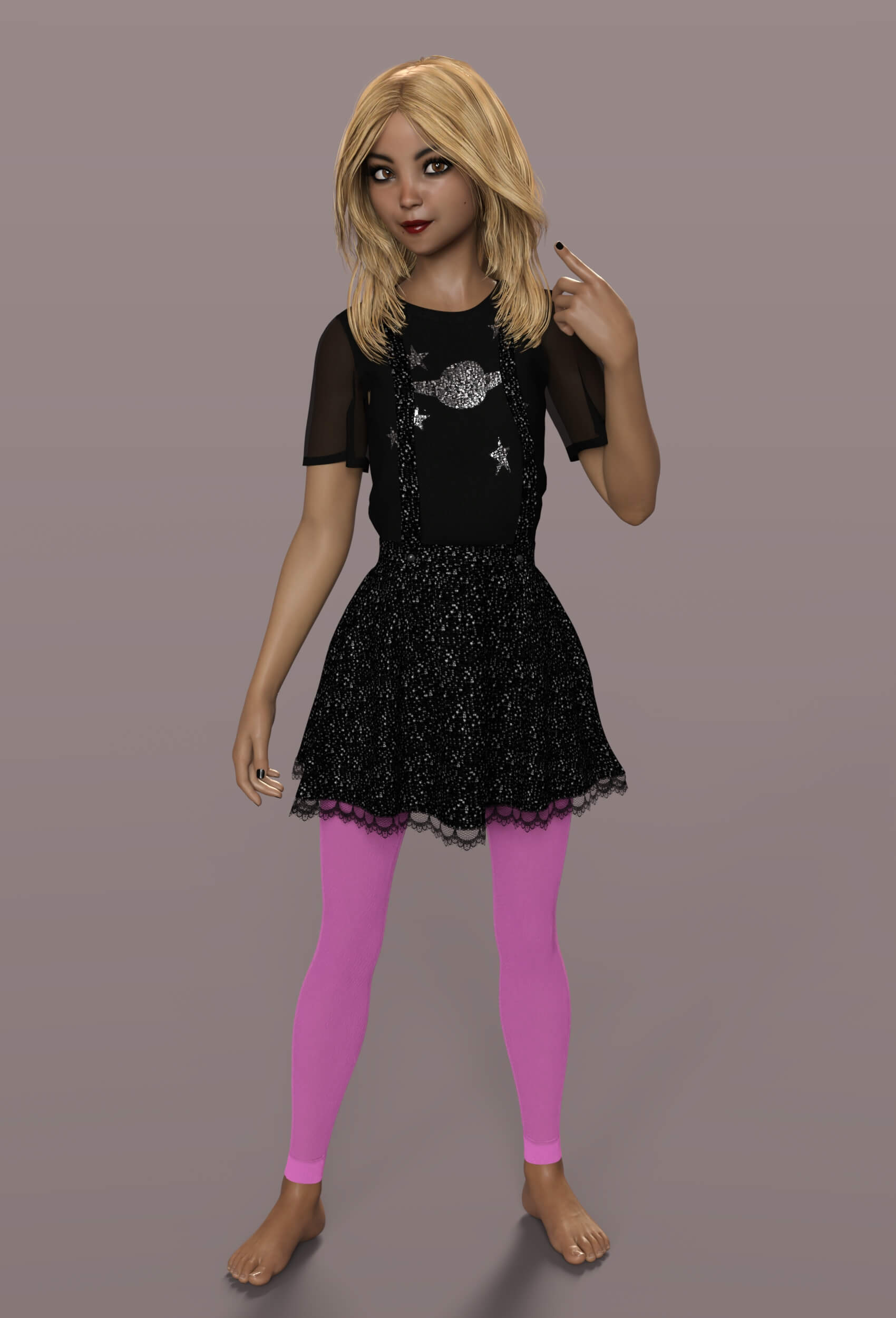 GC Girl #7 Character Morph for G8F - Daz Content by GalahadCreations