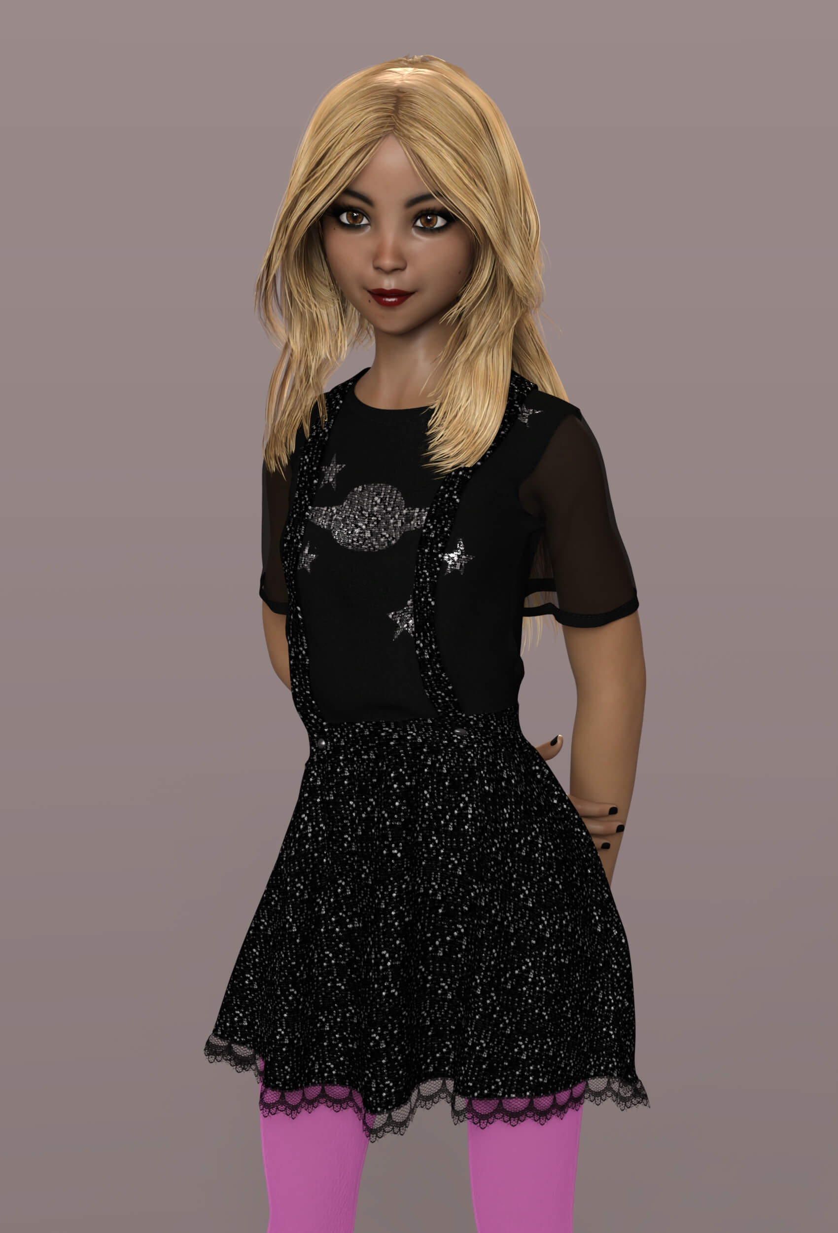 GC Girl #7 Character Morph for G8F - Daz Content by GalahadCreations