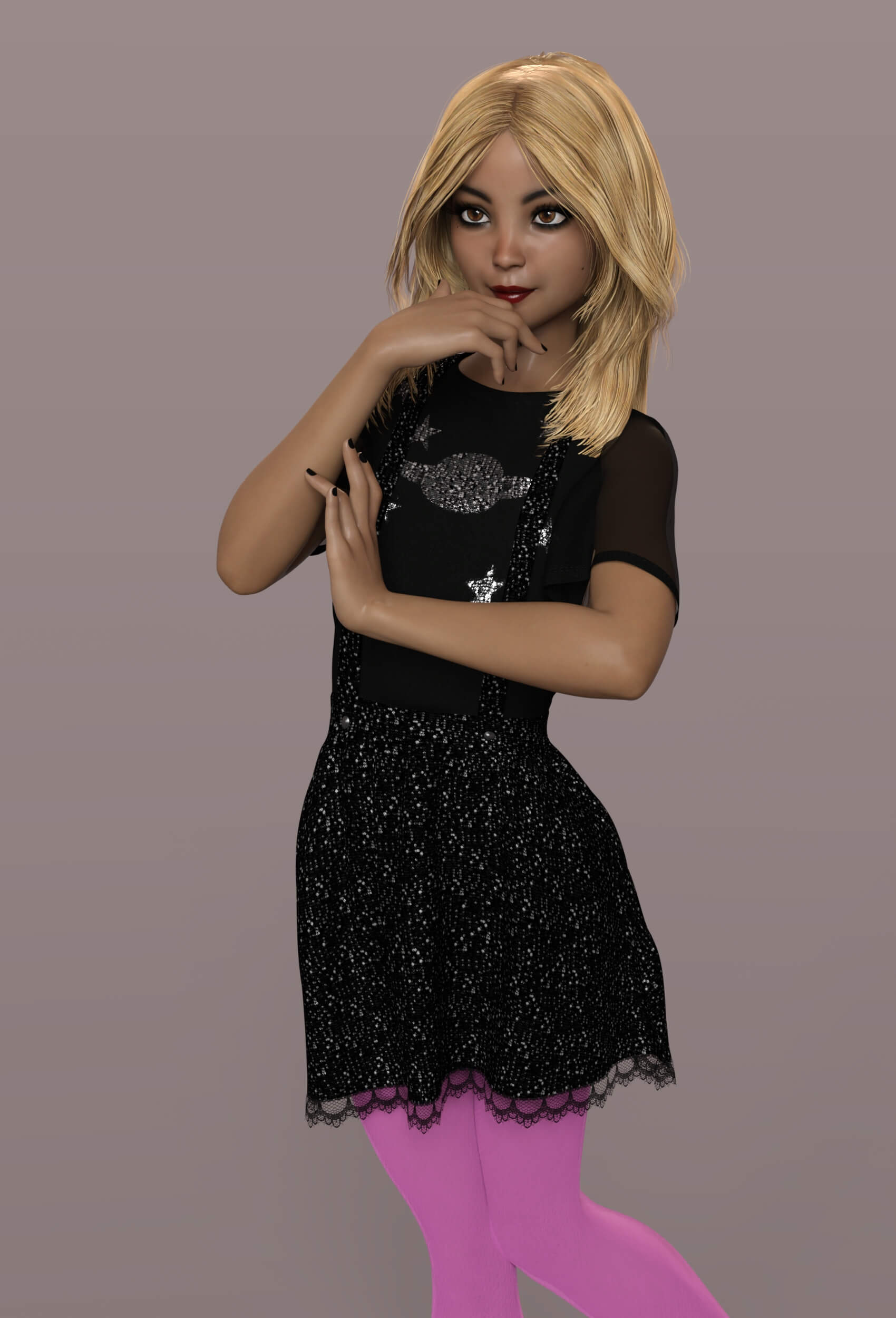 GC Girl #7 Character Morph for G8F - Daz Content by GalahadCreations