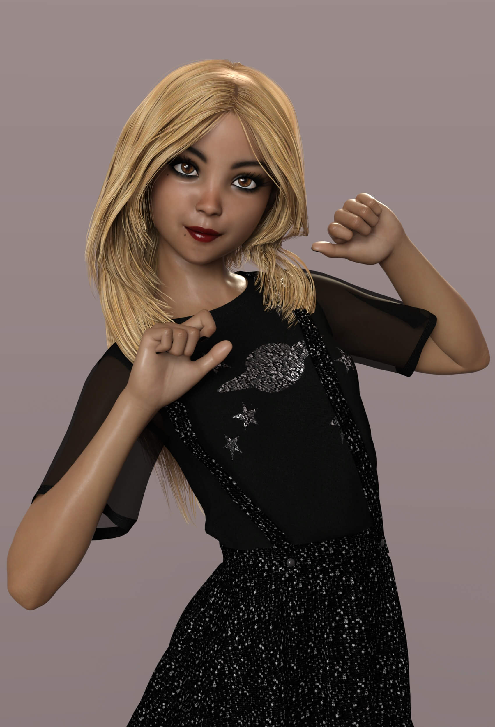 GC Girl #7 Character Morph for G8F - Daz Content by GalahadCreations