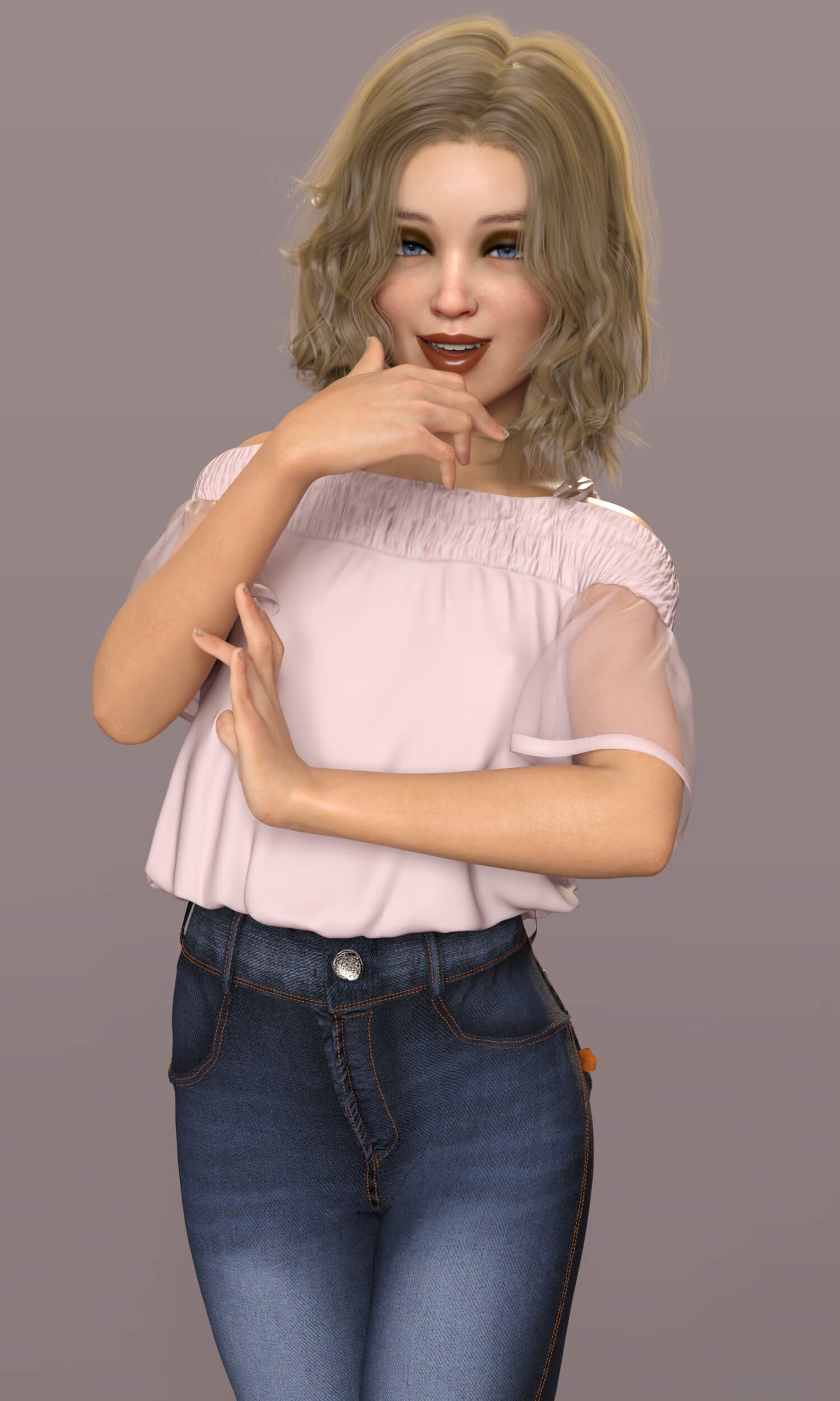 GC Teen Girl #1 Character Morph for G8F - Daz Content by GalahadCreations