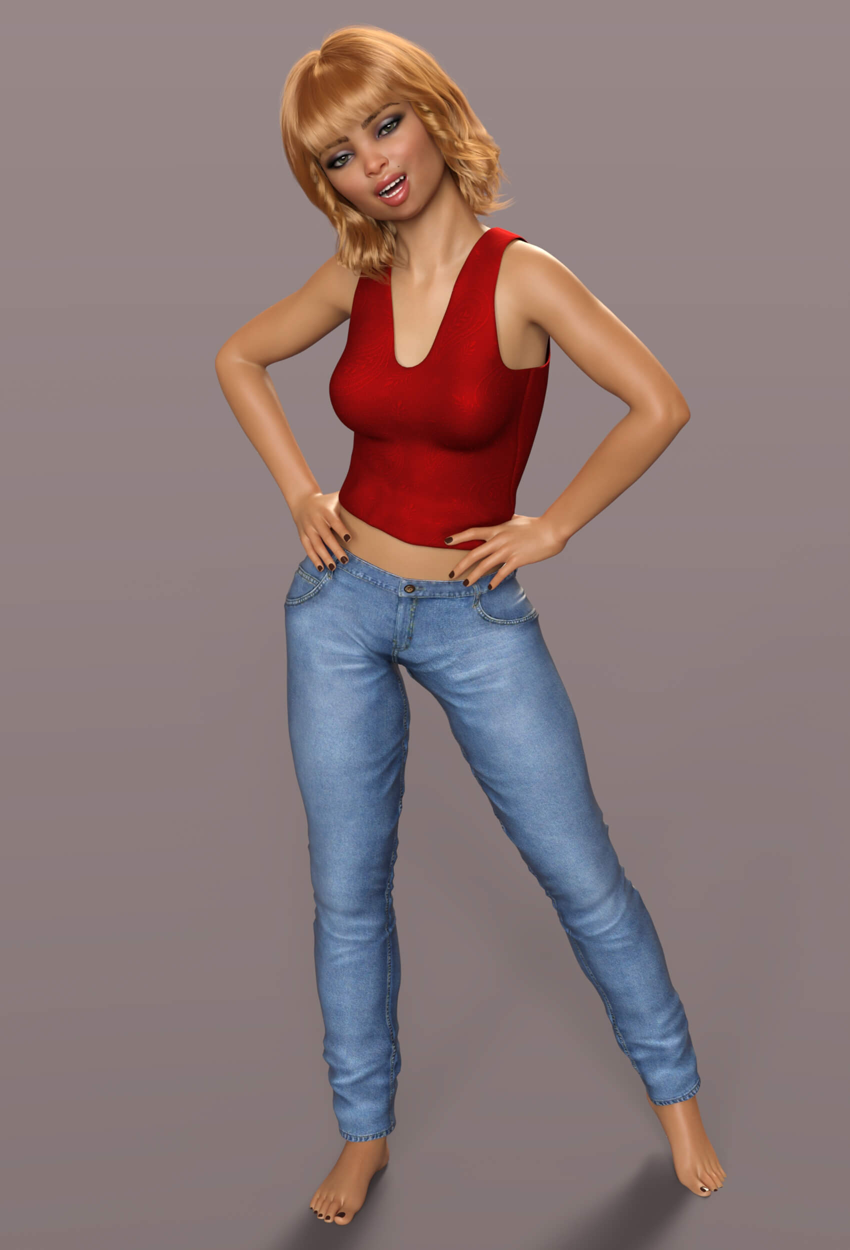 GC Teen Girl #12 Character Morph for G8F - Daz Content by GalahadCreations