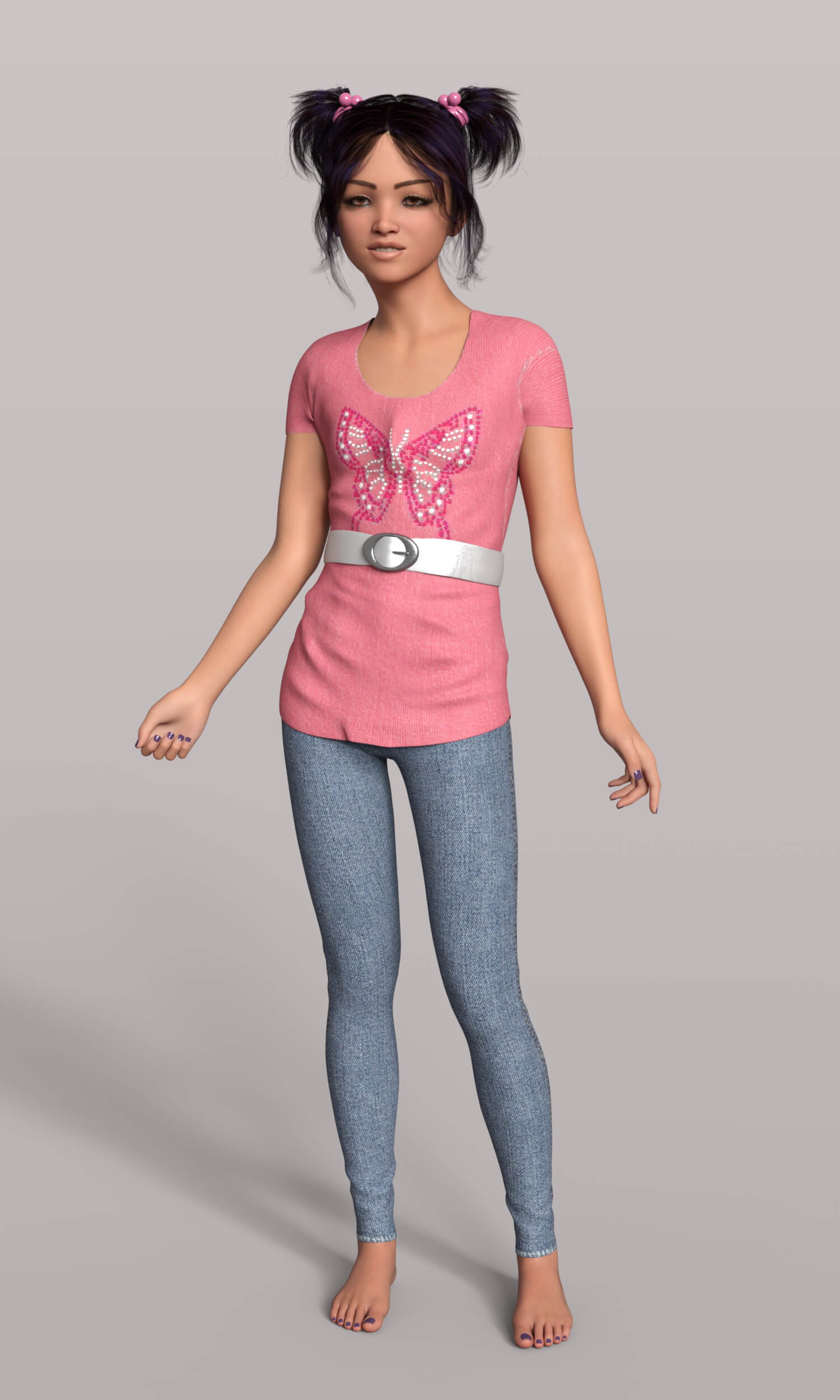 GC Teen Girl #2 Character Morph for Genesis 9 - Daz Content by GalahadCreations