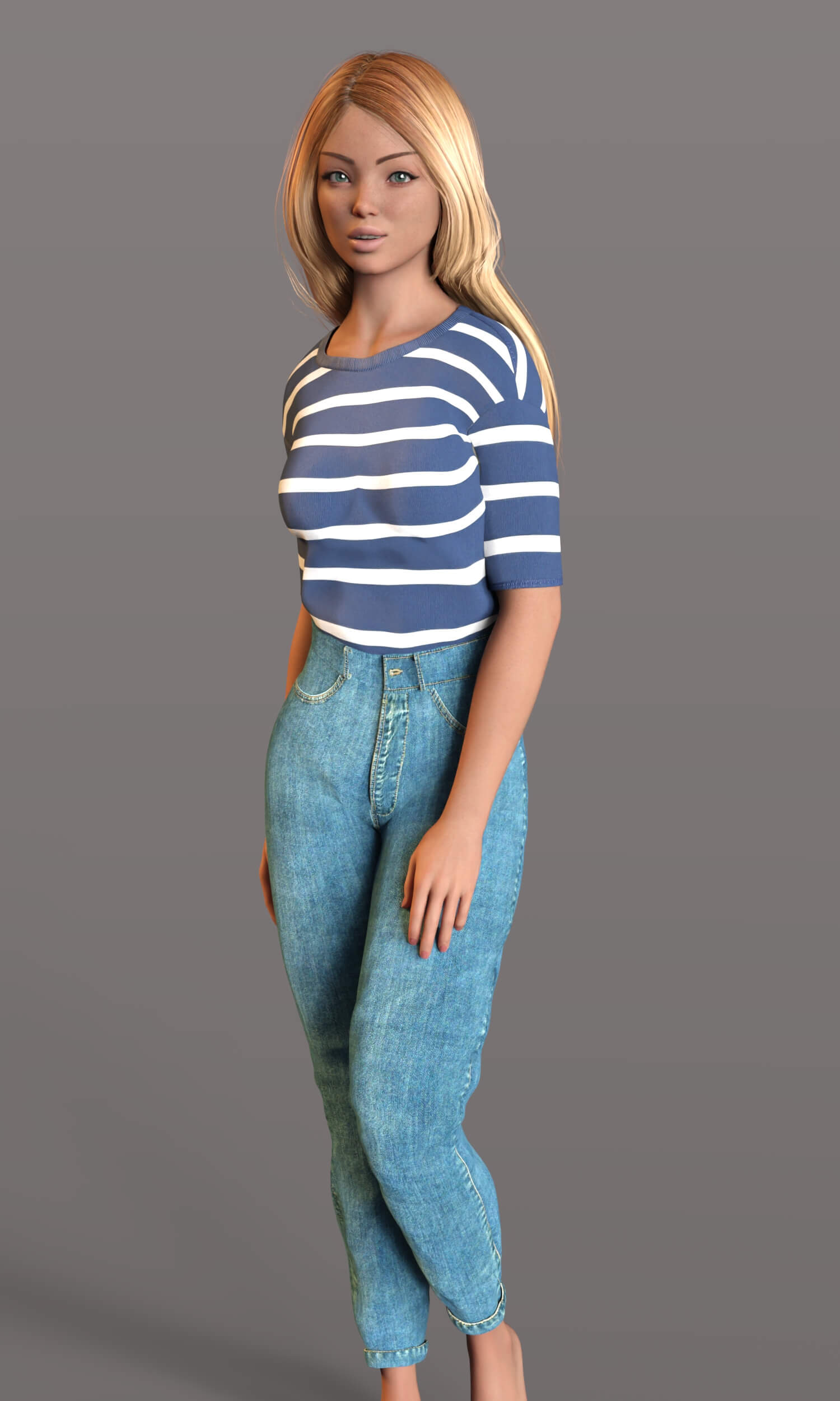 GC Teen Girl #4 Character Morph for Genesis 9 - Daz Content by ...