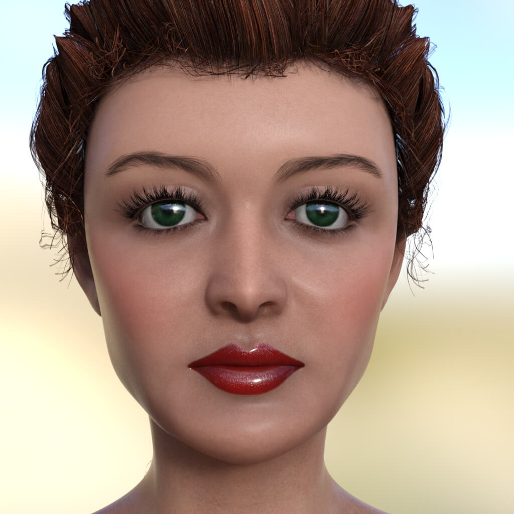 Rachel from Blade Runner 3D Render, Digital Art by Hannes W