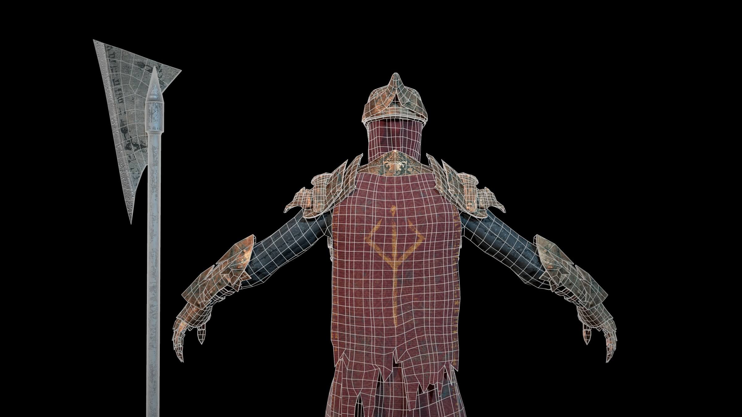 Knight (rigged) - 3D Model by Galstyan