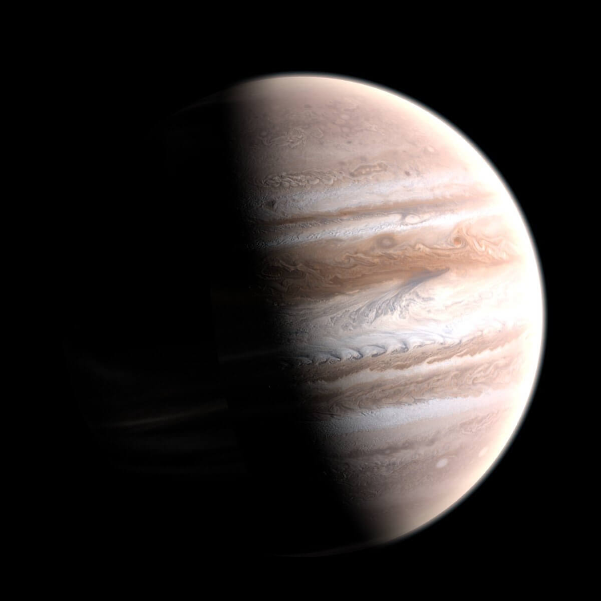 10K Photorealistic Jupiter - 3D Model by Galva858