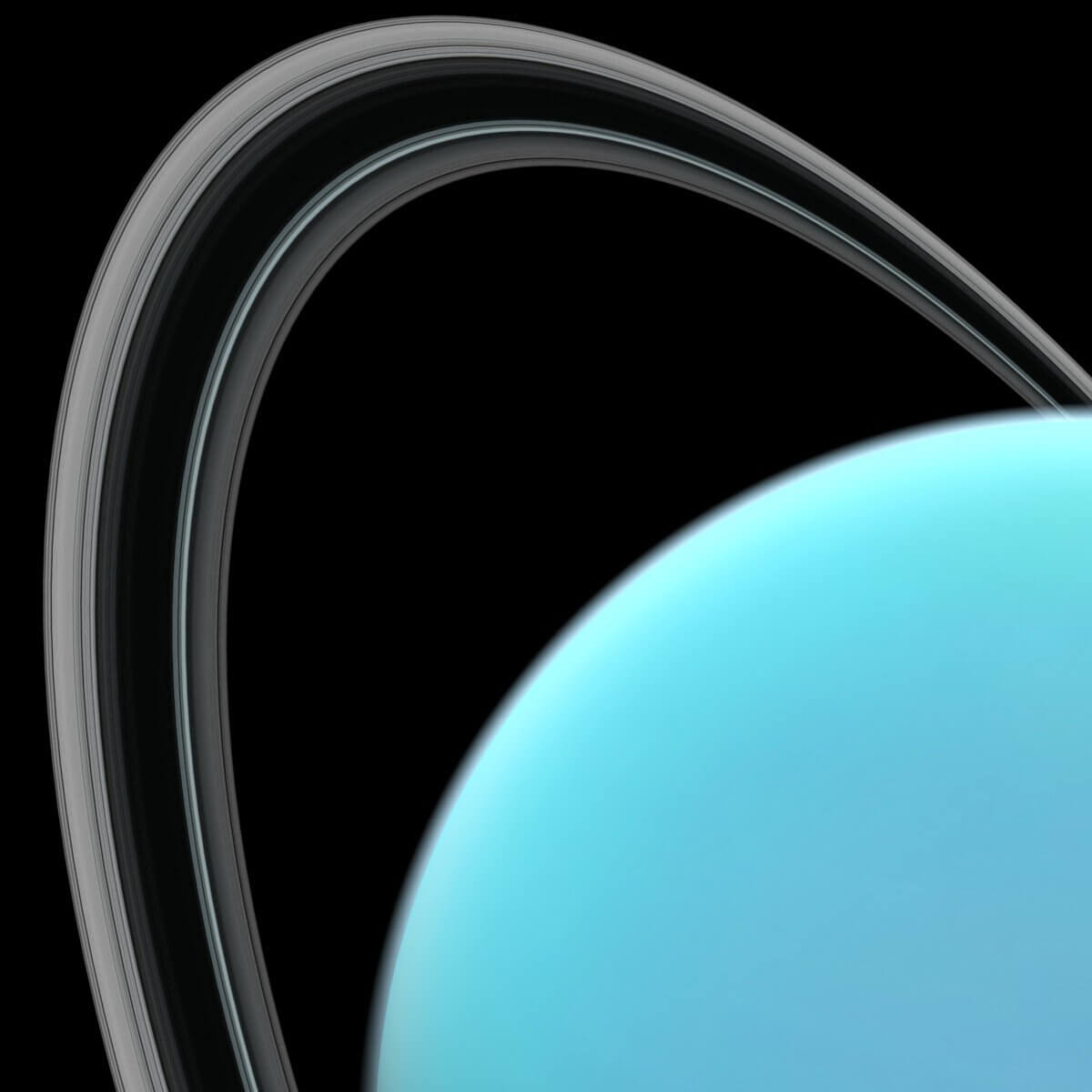 2K Photorealistic Uranus - 3D Model by Galva858