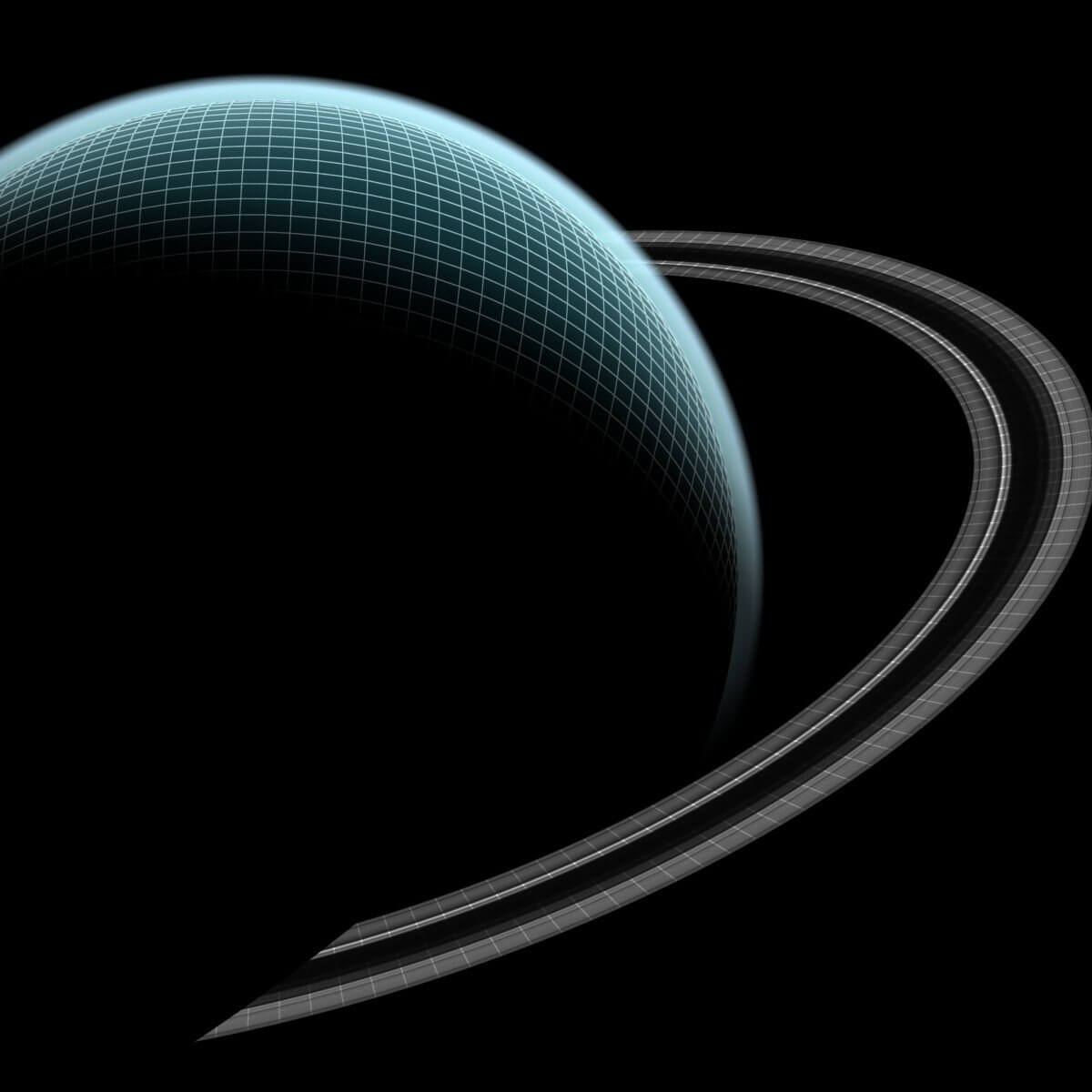 2K Photorealistic Uranus - 3D Model by Galva858