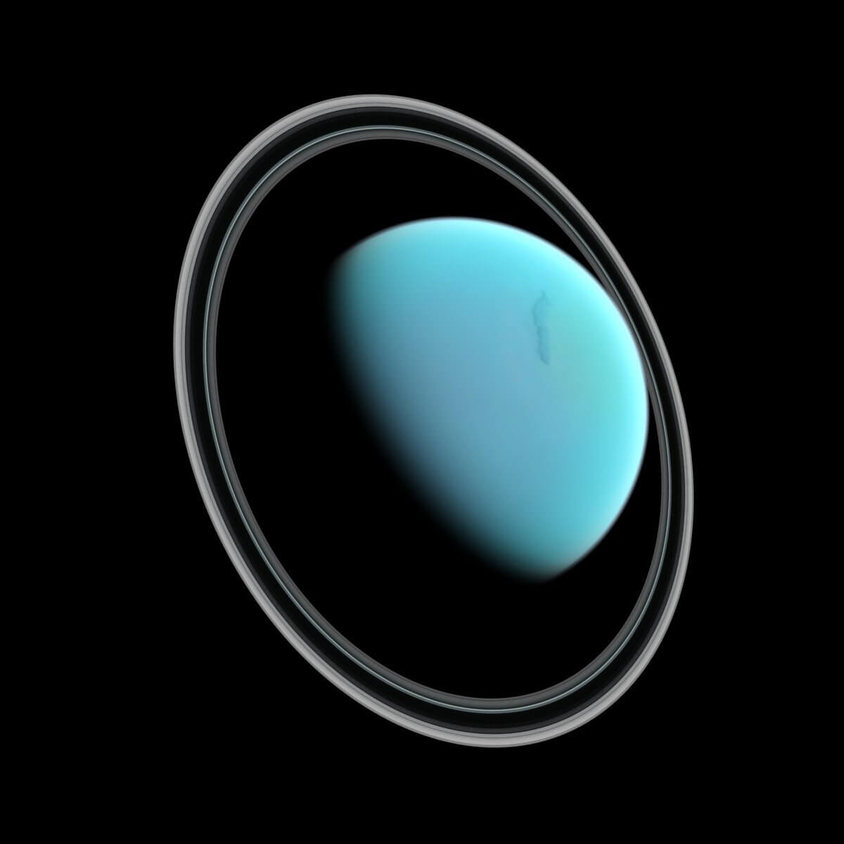 2K Photorealistic Uranus - 3D Model by Galva858