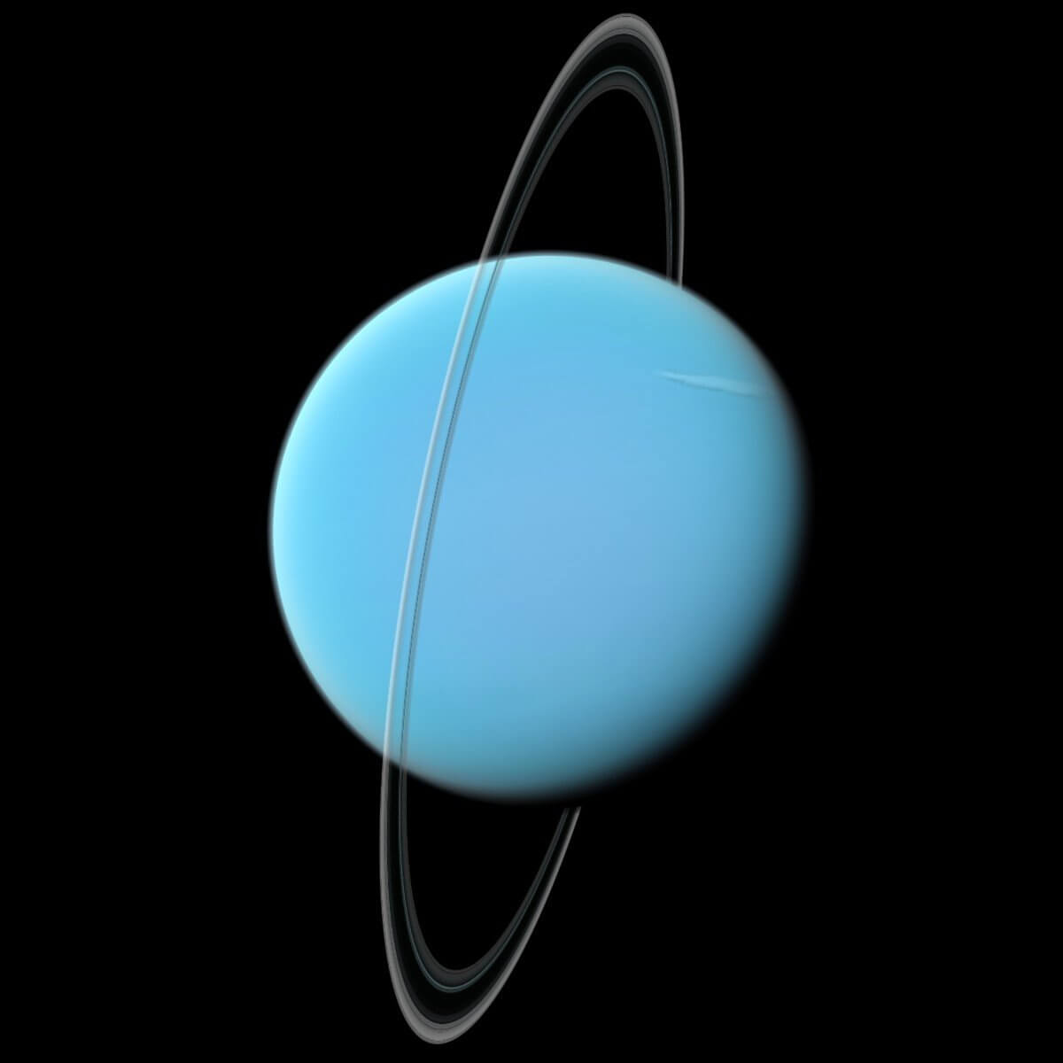 2K Photorealistic Uranus - 3D Model by Galva858