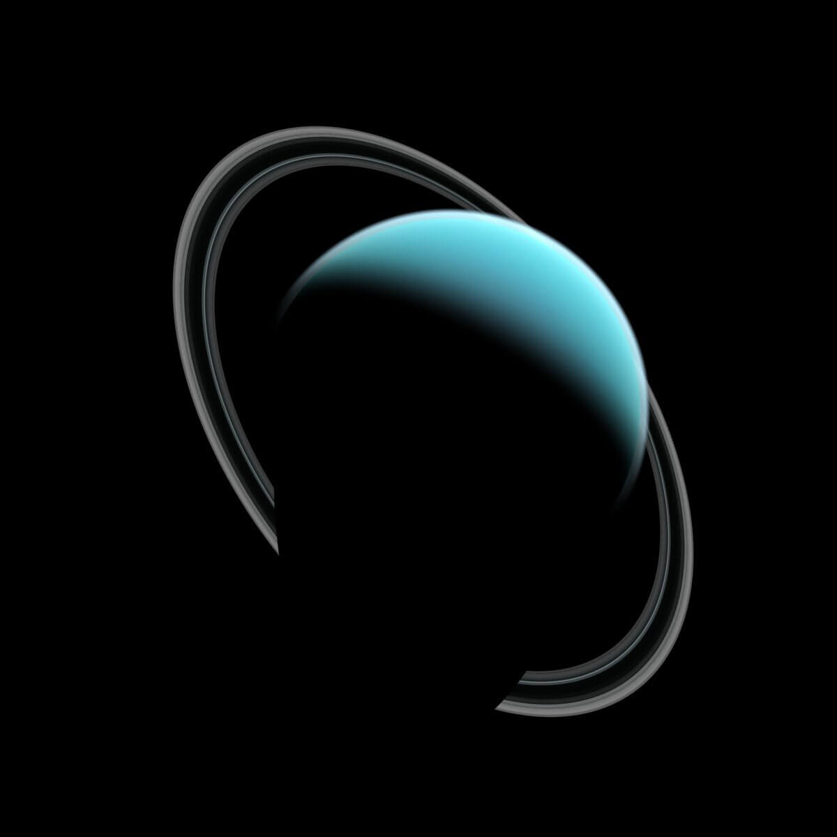 2K Photorealistic Uranus - 3D Model by Galva858