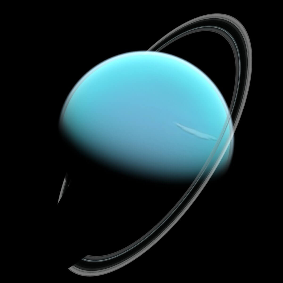 2K Photorealistic Uranus - 3D Model by Galva858