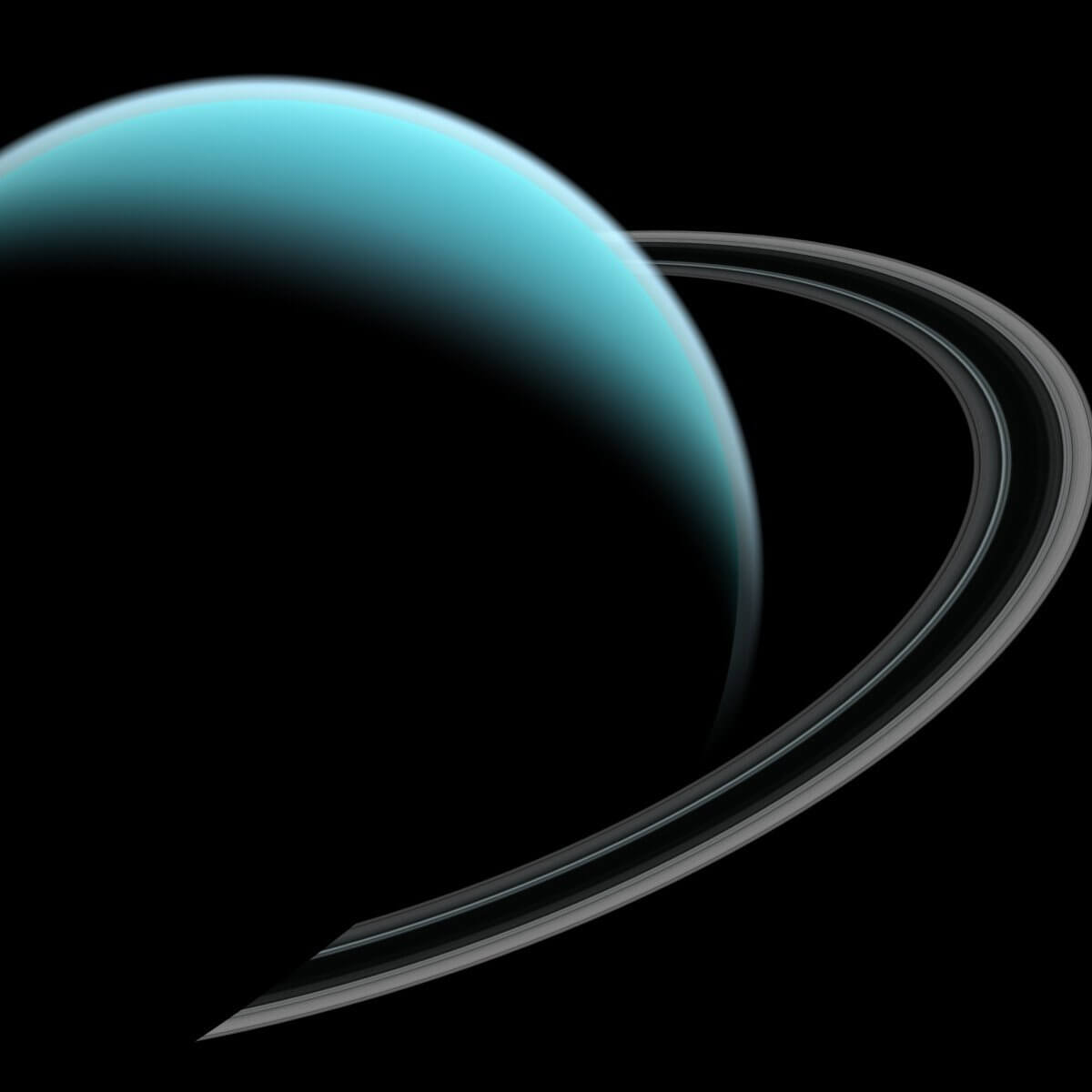 2K Photorealistic Uranus - 3D Model by Galva858