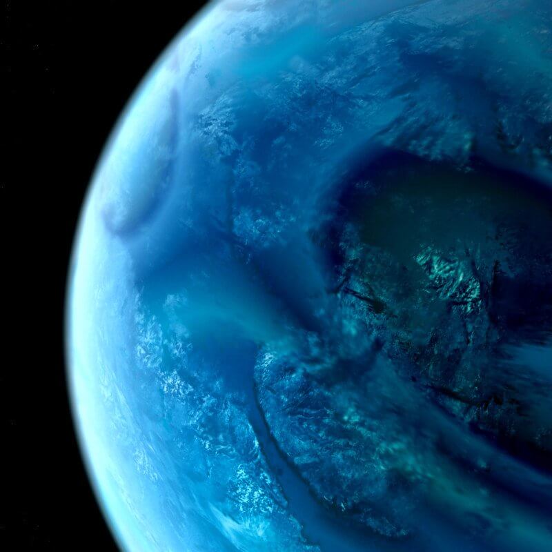 8K Photorealistic Exo Planet - 3D Model by Galva858