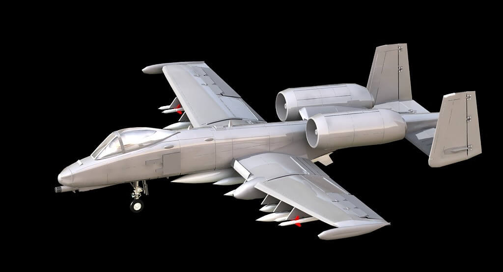 A-10 Thunderbolt 3D Model by Galva858