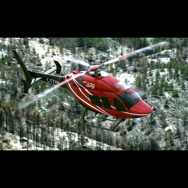 Bell 429 - 3D Model by Galva858