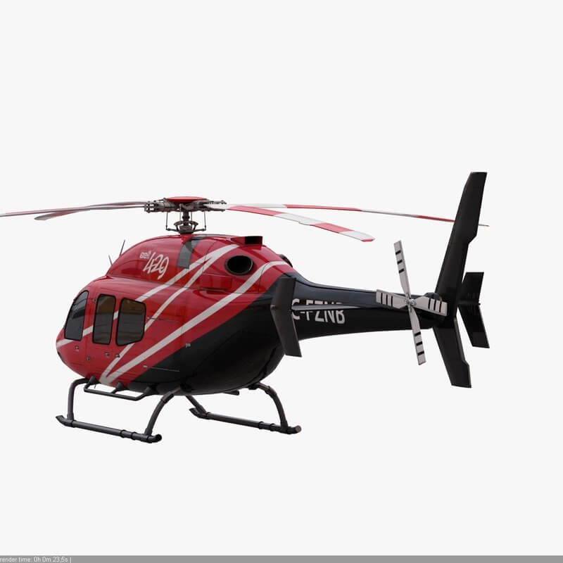 Bell 429 - 3D Model by Galva858