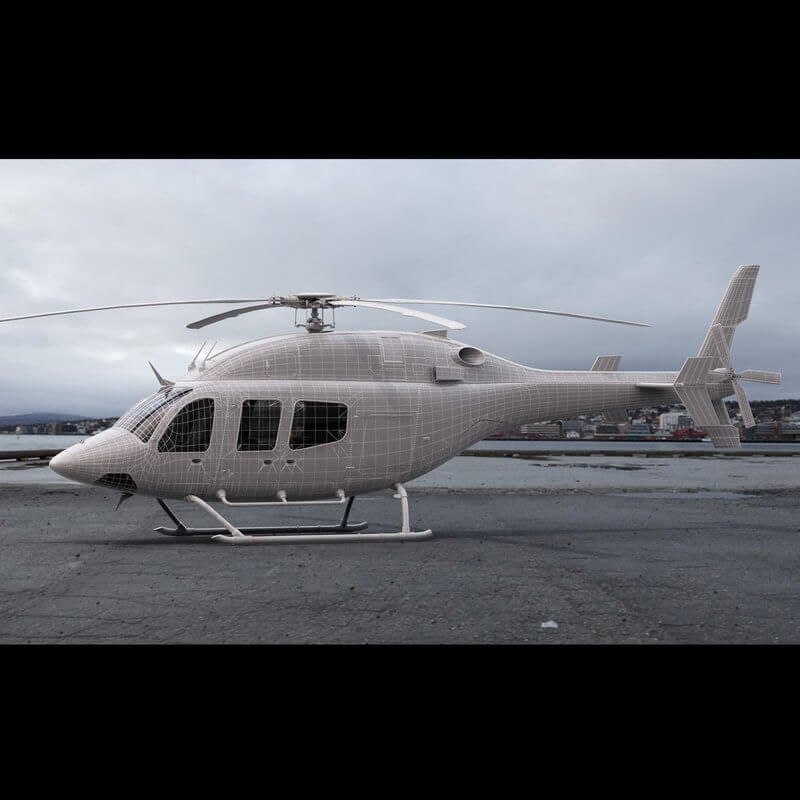 Bell 429 - 3D Model by Galva858