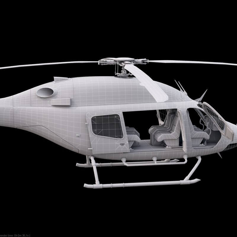 Bell 429 - 3D Model by Galva858