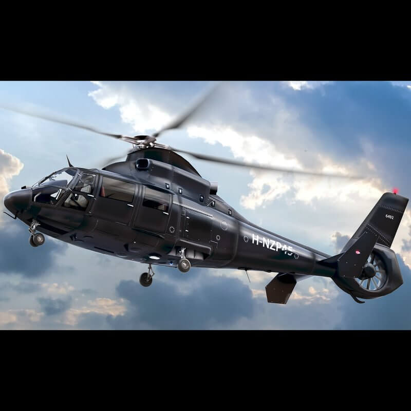 Eurocopter AS-365 Black 3D Model by Galva858