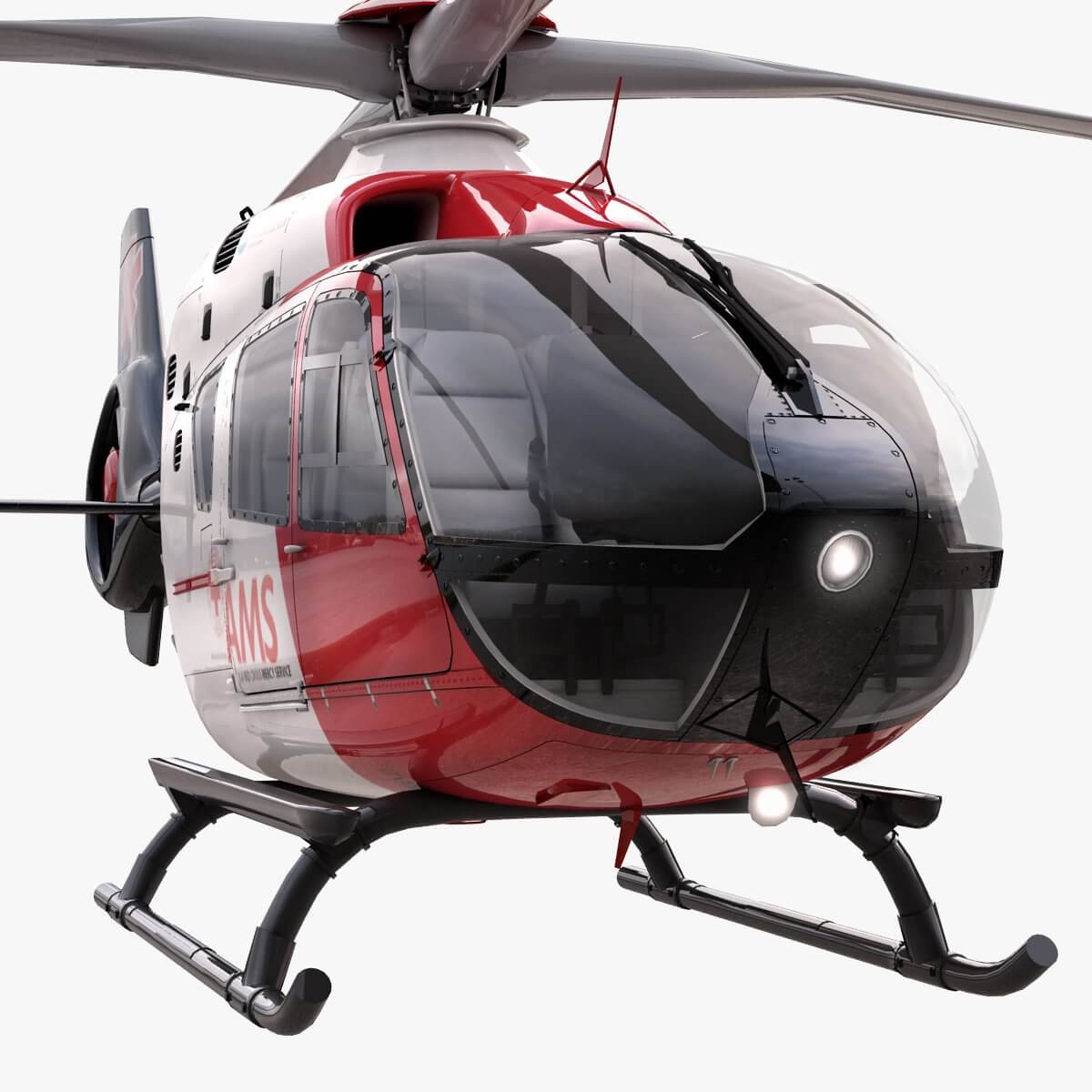 Eurocopter EC 135 Medical - 3D Model by Galva858
