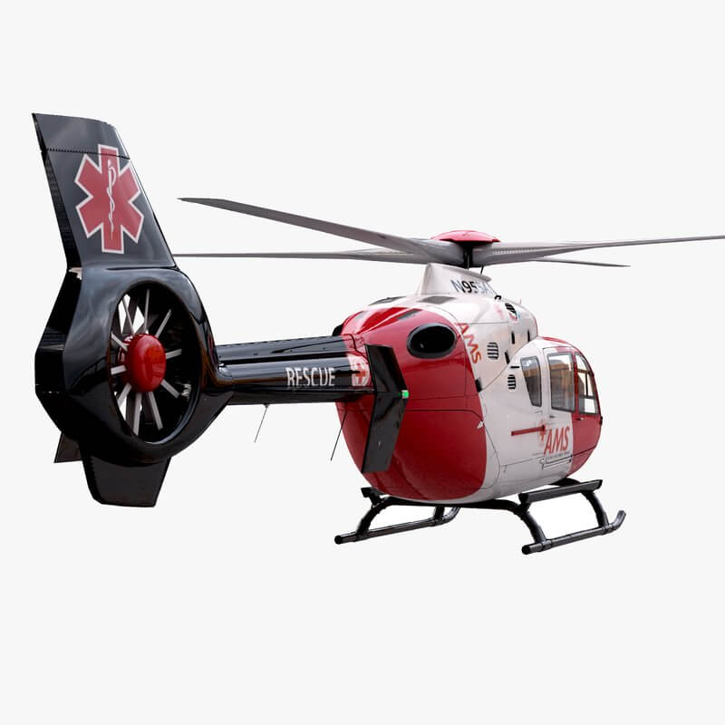 Eurocopter EC 135 Medical - 3D Model by Galva858