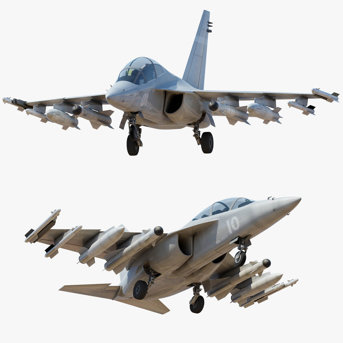 Fighter Yak 130 - 3D Model by Galva858