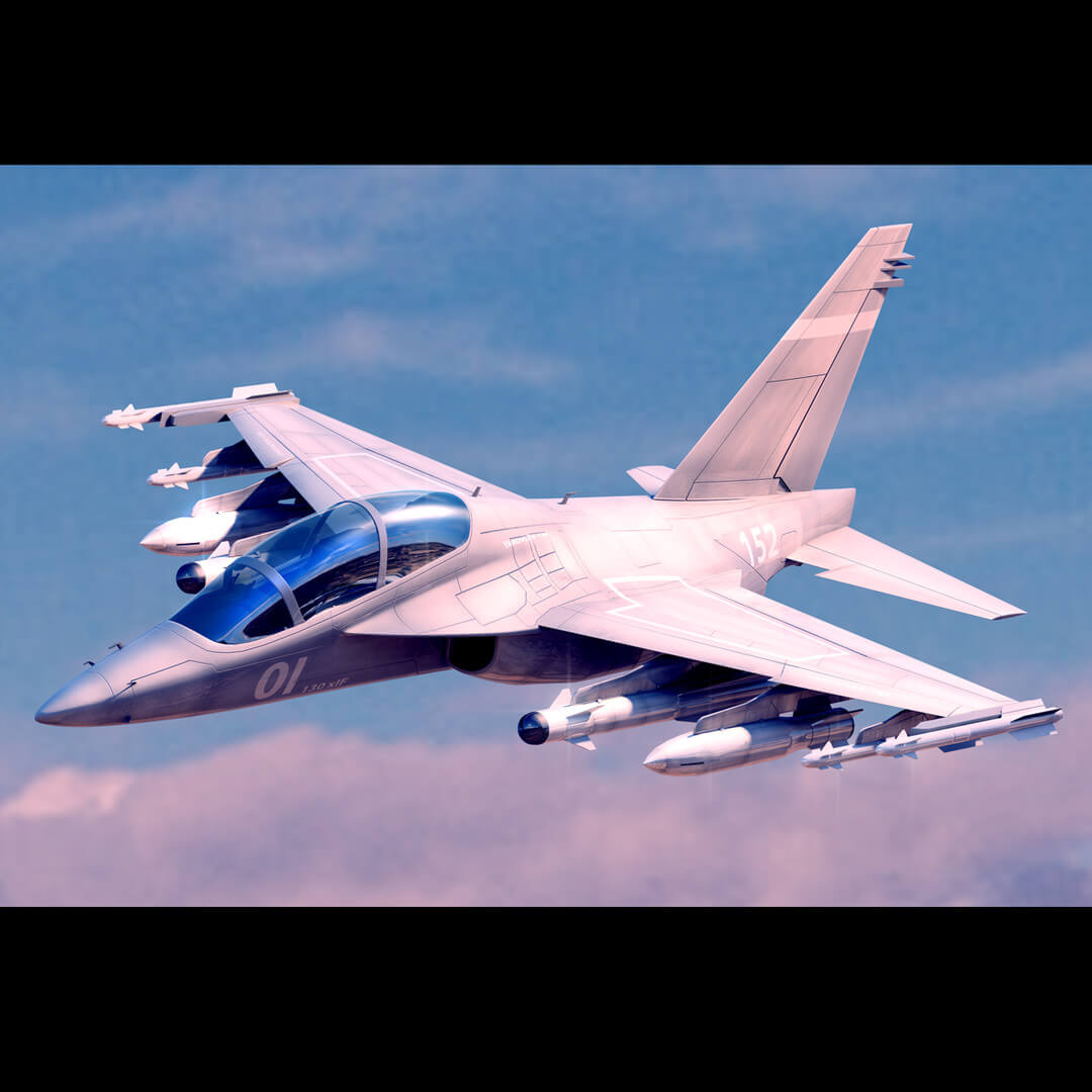 Fighter Yak 130 - 3D Model by Galva858