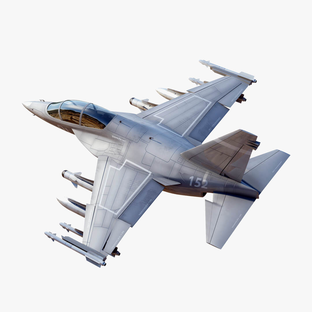 Fighter Yak 130 - 3D Model by Galva858